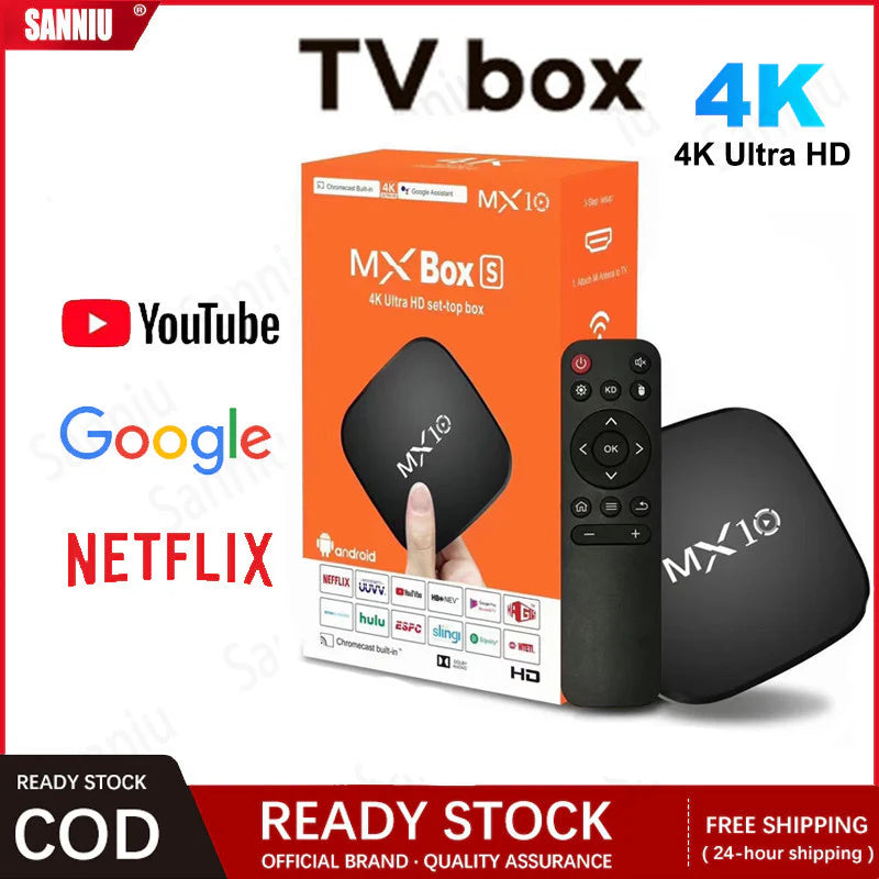 MX Box-S décodeur 4K Android TV – DIENG ELECTRONIC
